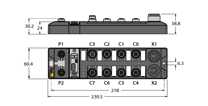 PLC em IP67 Compacto - CODESYS V3 - com a licença WebVisu