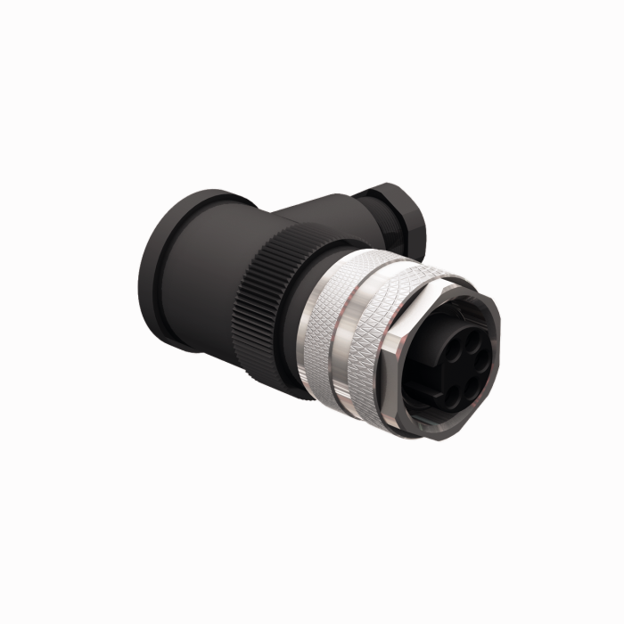 Conector montável em campo